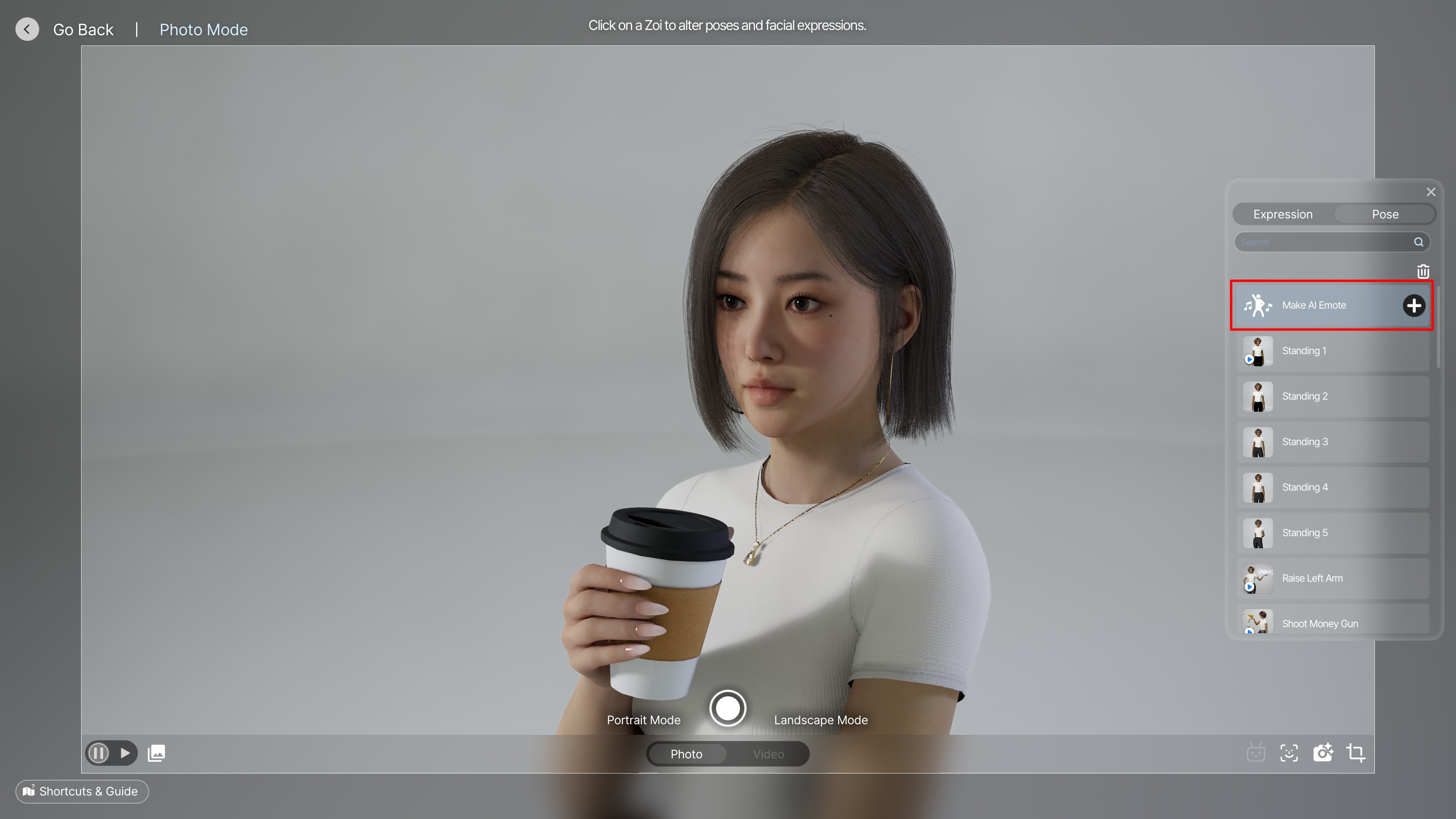 Cos'è la funzionalità Crea l'emote IA? – inZOI Help Center